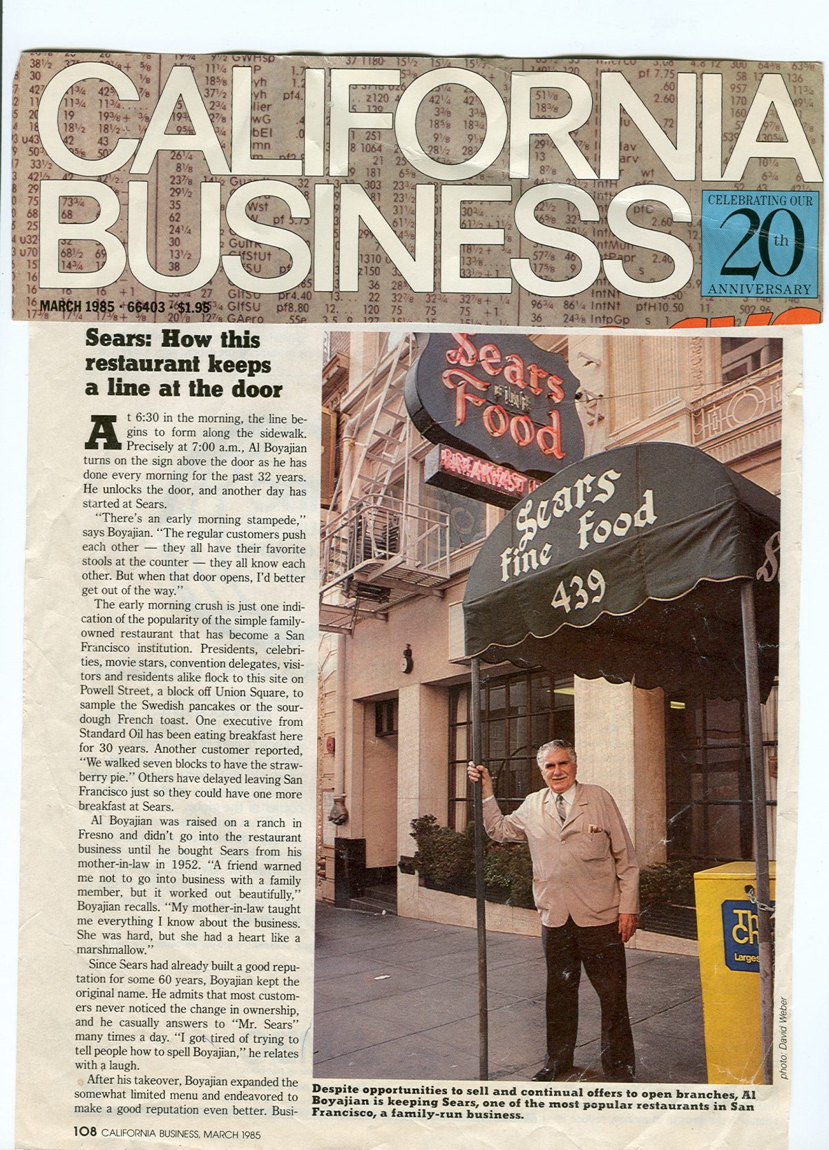 Photo Gallery – Sears Fine Food in San Francisco | Breakfast, Lunch, Dinner